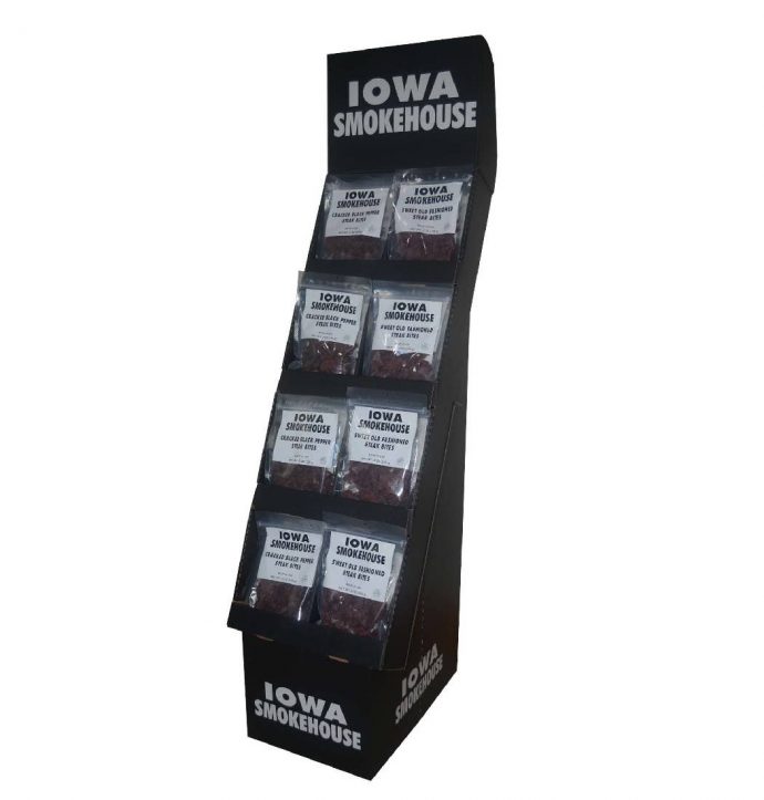 Floor Shipper – 8 Oz Steak Bites – 36 ct 2 Flavors