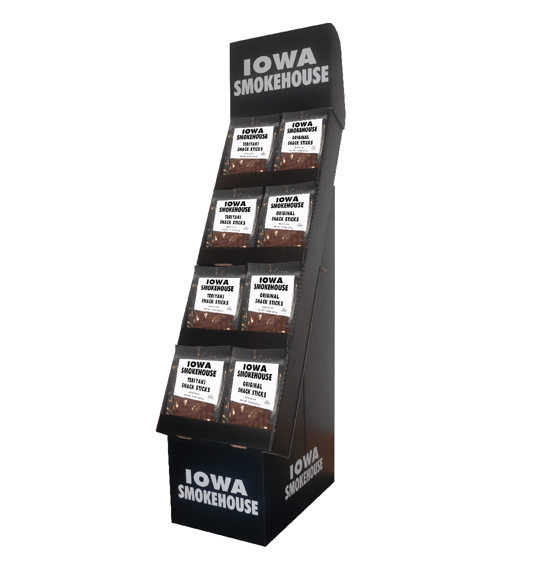 Floor Shipper – 12 Oz Snack Sticks – 36 ct