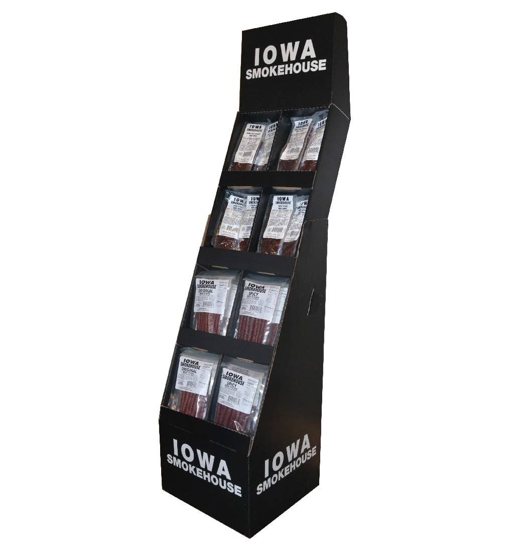 Floor Shipper – Mixed 8 Oz Beef Sticks & 5 OZ Beef Jerky