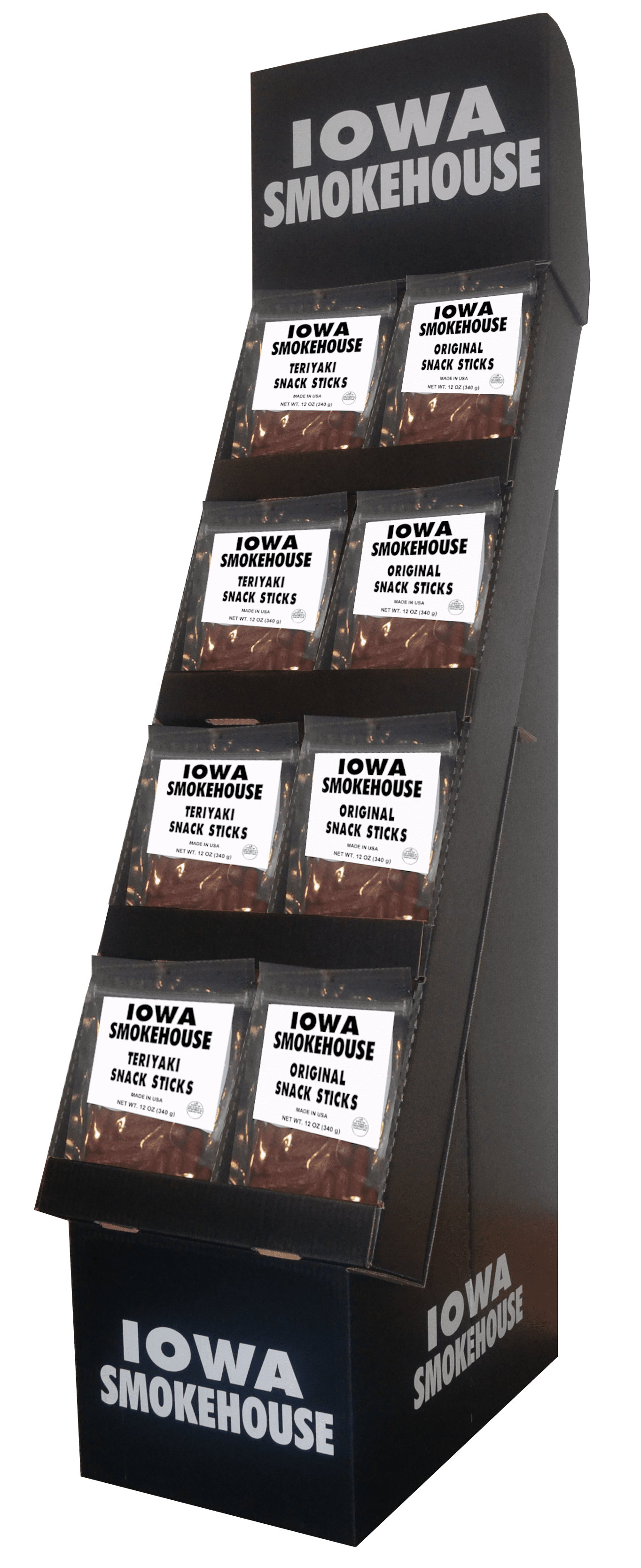 Floor Shipper – 12 Oz Snack Sticks – 36 ct